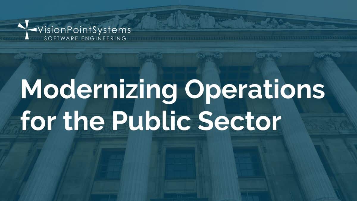 Low Code Solutions For Public Sector Vision Point Systems