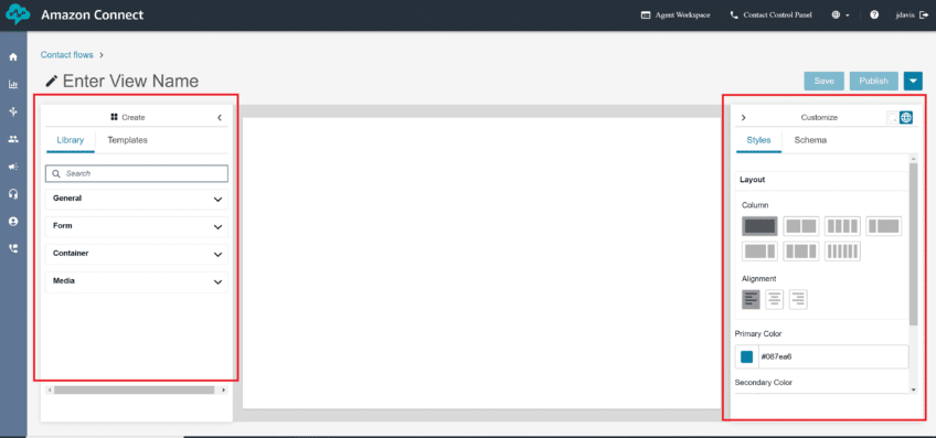 Step-by-Step Guides: The No Code Agent Desktop Builder for Amazon Connect | Vision Point Systems