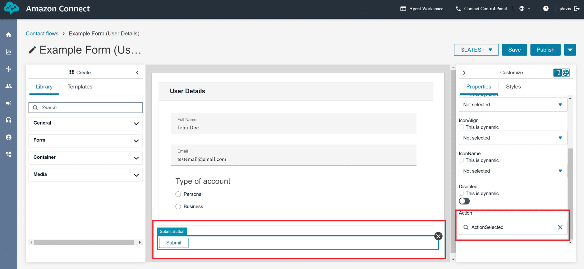 Step-by-Step Guides: The No Code Agent Desktop Builder for Amazon Connect | Vision Point Systems