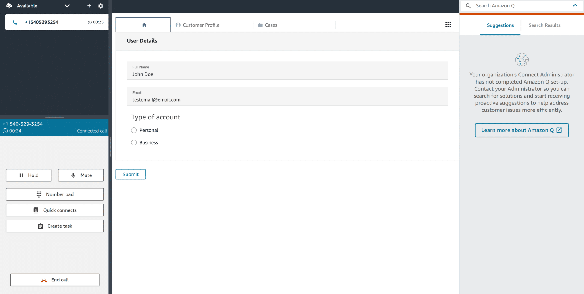 Step-by-Step Guides: The No Code Agent Desktop Builder for Amazon Connect | Vision Point Systems
